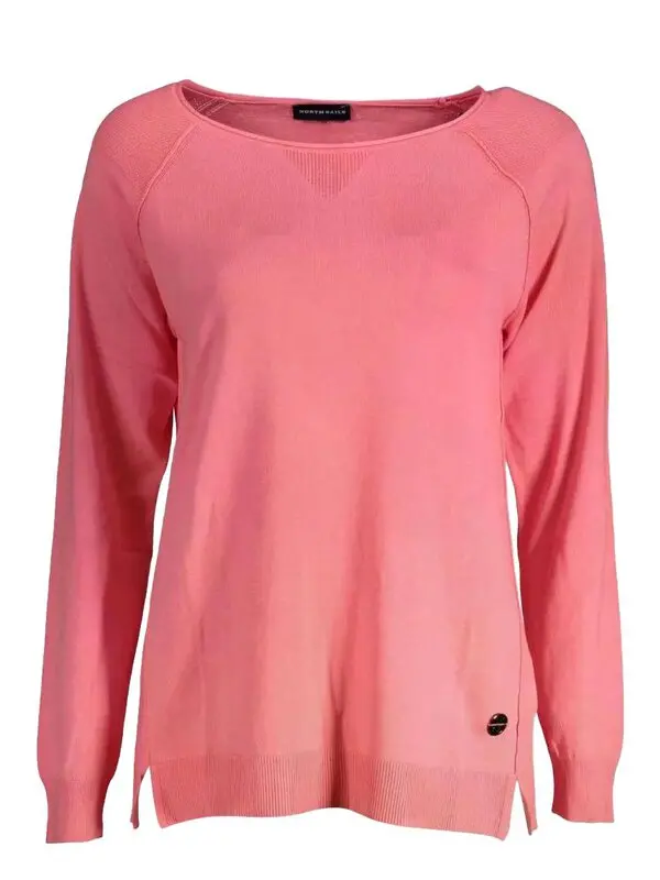 NORTH SAILS Raglan-sleeve Fine-knit Sweatshirt - Pink