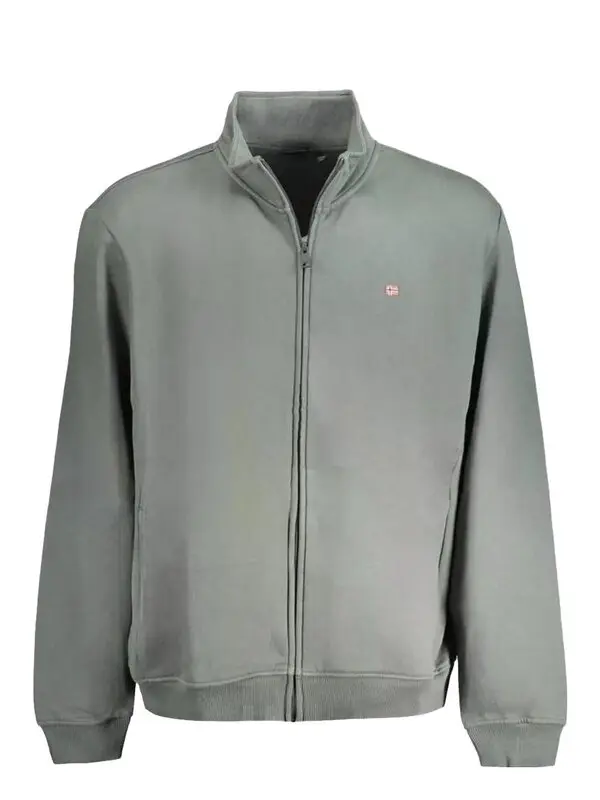 NAPAPIJRI Zip-up High-neck Sweater - Grey