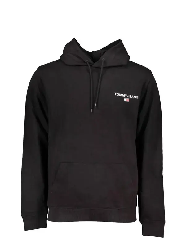Tommy Hilfiger Logo-print Drawstring Hoodie - Black