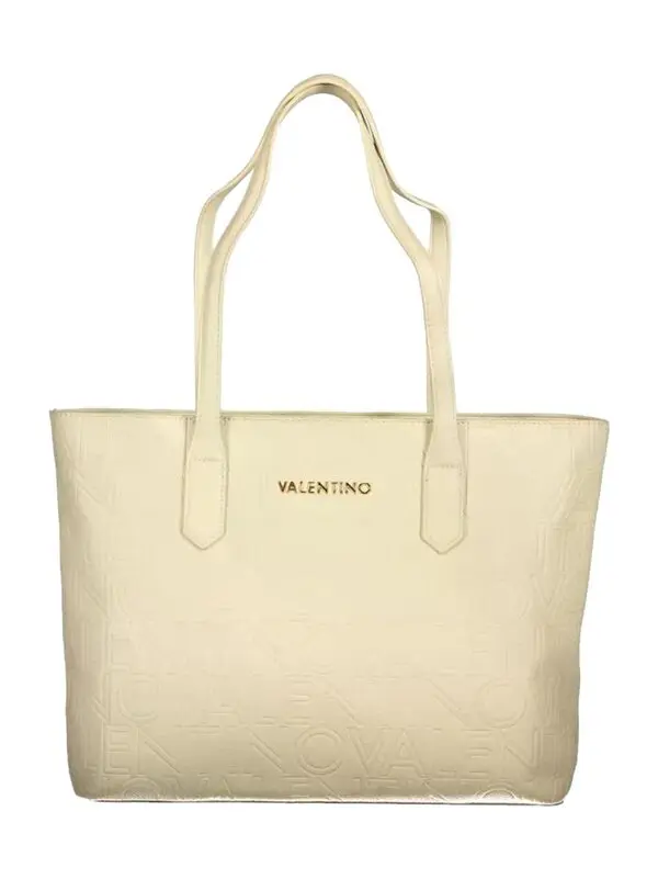 MARIO VALENTINO Embossed Logo Tote Bag - Neutrals