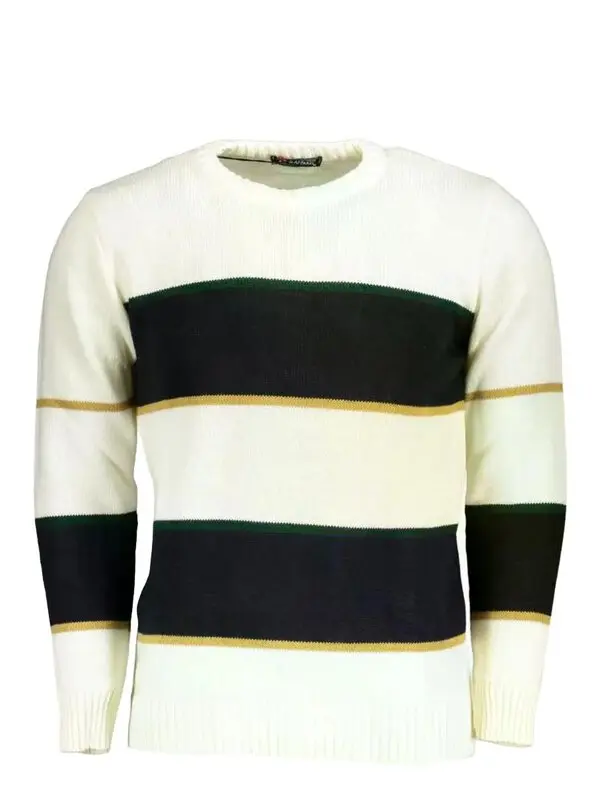 U.S. Grand Striped Crew-neck Sweater - Neutrals