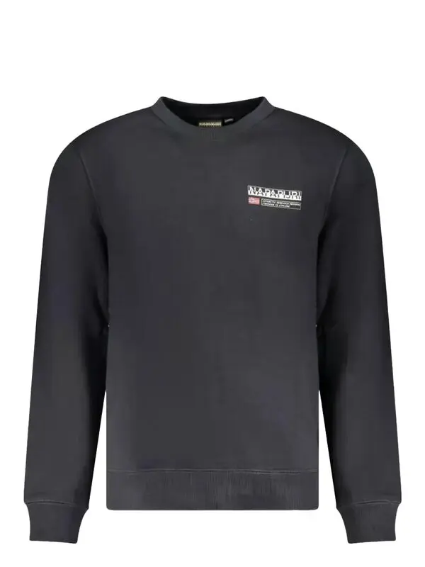 NAPAPIJRI Logo-embroidered Cotton Sweater - Grey