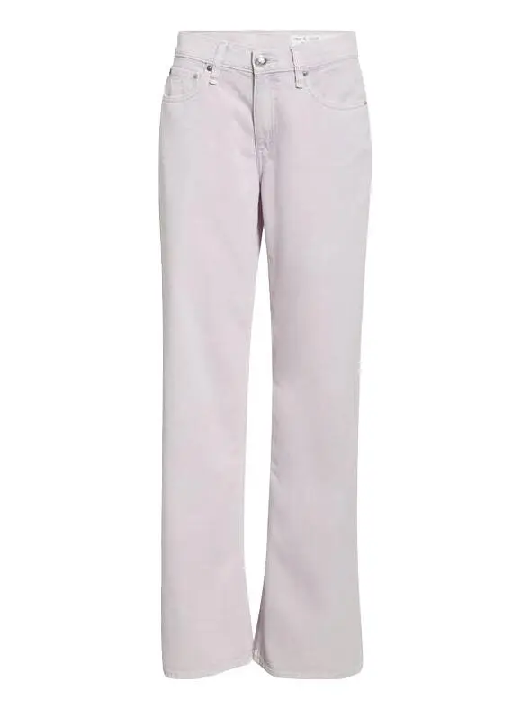 Rag & Bone Straight Leg Flare Jeans - Lilac