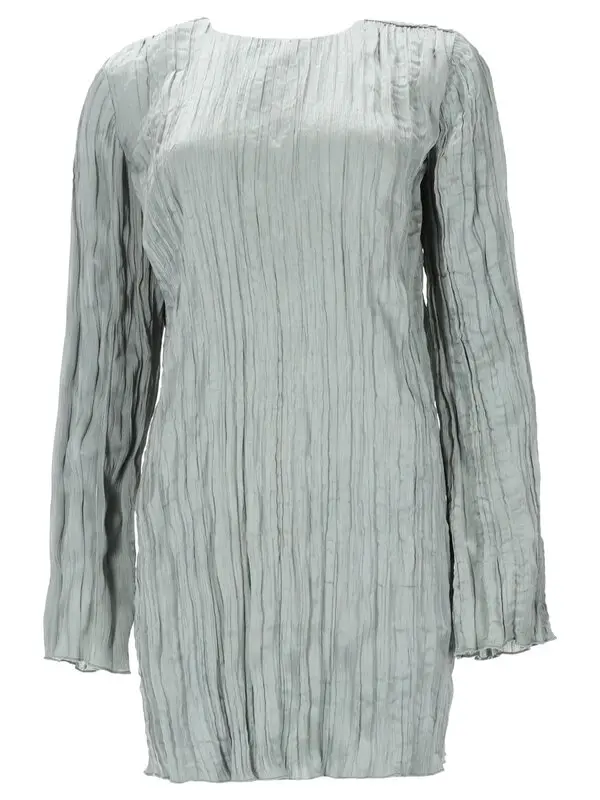 Staud Kona" Mini Dress - Silver