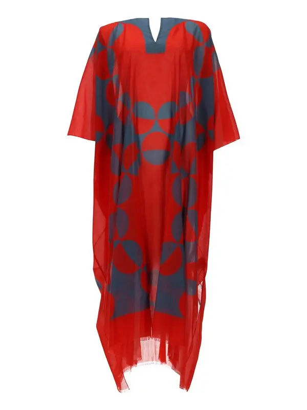 Dries Van Noten Cartland Printed Caftan - Multicolour