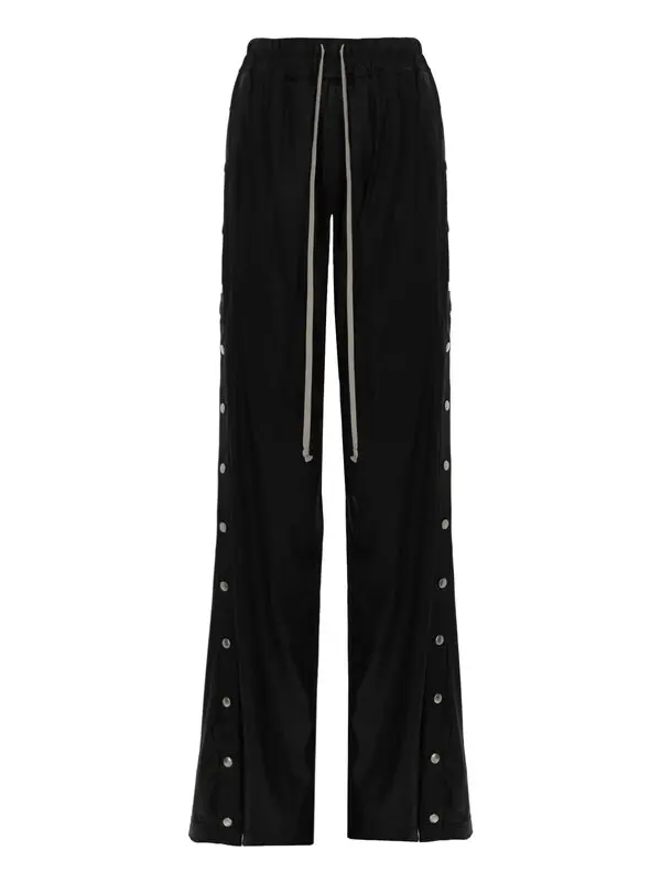 Rick Owens Pantalone Wide Pusher - Black