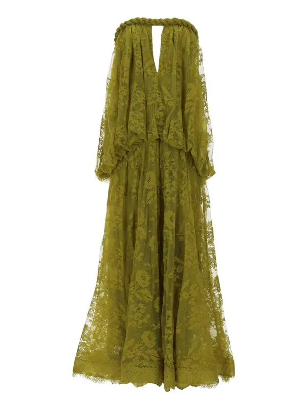 Zimmermann Luna Abito Dress - Green