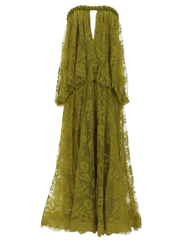 Zimmermann Luna Abito Dress - Green