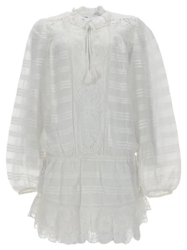MARANT ETOILE Preya Mini Dress - White