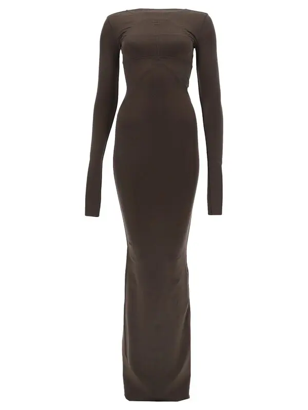 Rick Owens Abito Temple Gown - Brown