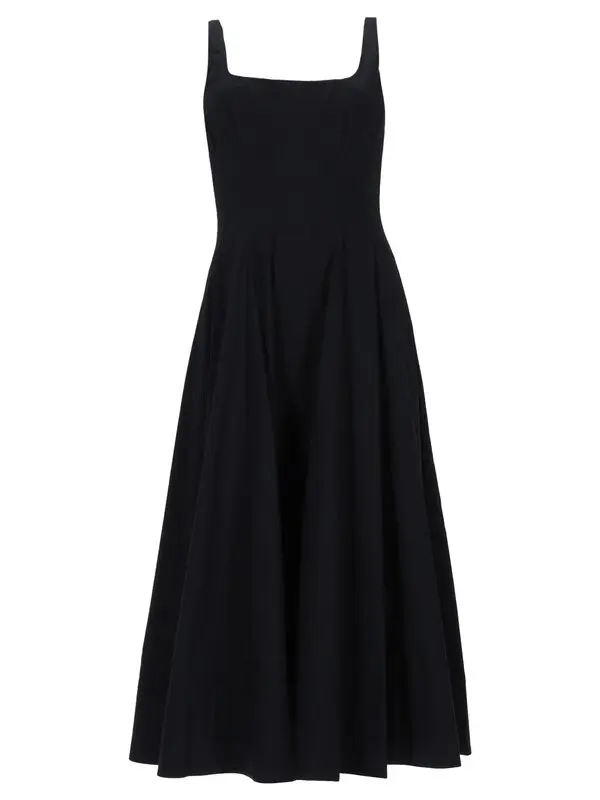 Staud Wells Midi Dress - Black
