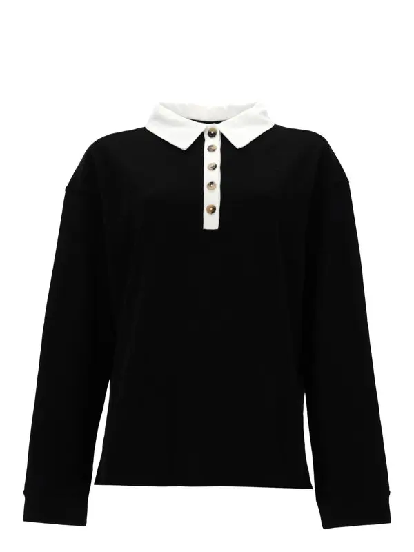 Khaite Faithful Polo - Black