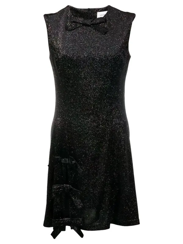 Viktor & Rolf Bow-detail A-line Mini Dress - Black