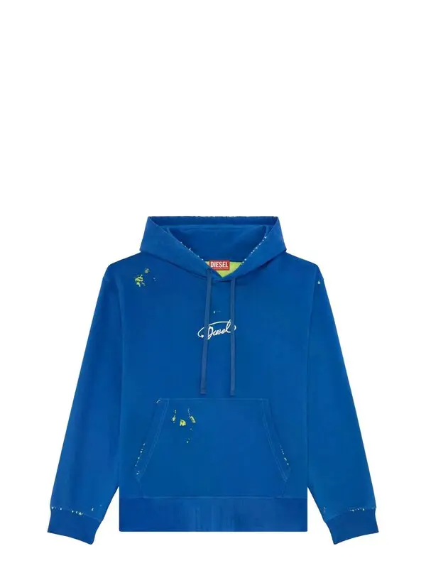DIESEL® Cotton Hoodie - Blue