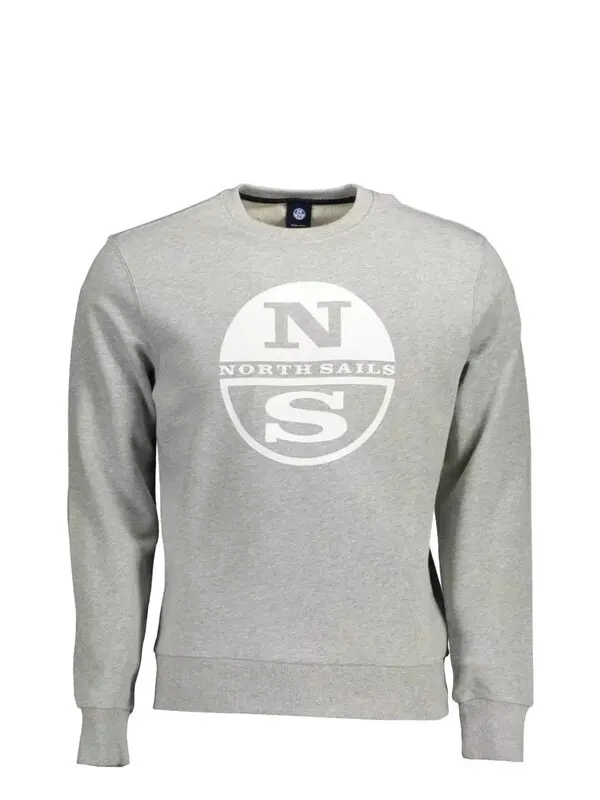 NORTH SAILS Logo-print Crew-neck Sweatshirt - Grey