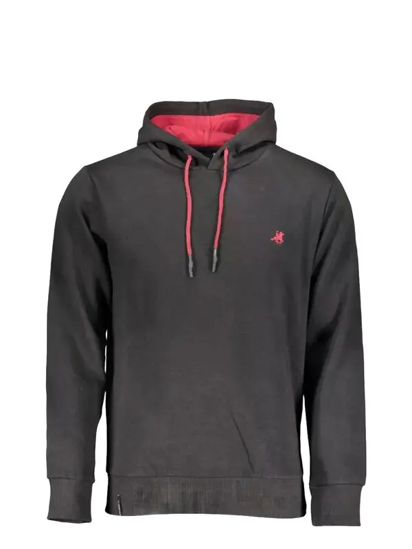 U.S. Grand Logo-embroidered Hoodie - Grey