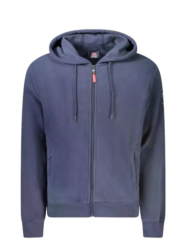 NORWAY 1963 Fleece Zip-up Hoodie - Blue