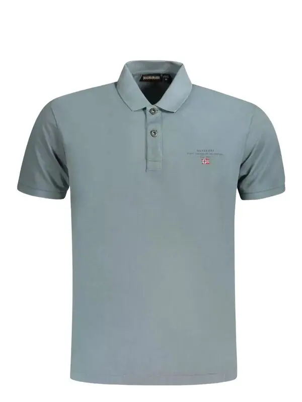 NAPAPIJRI Logo-embroidered Cotton Polo Shirt - Grey