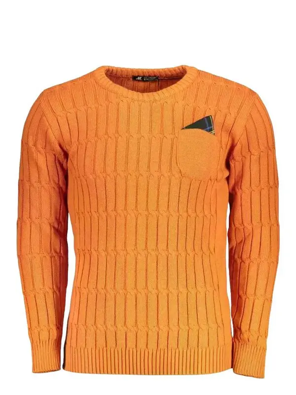 U.S. Grand Cable-knit Sweater - Orange