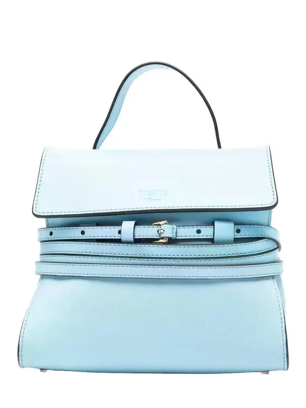 Moschino Buckle-strap Mini Bag - Blue