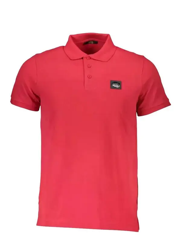 Roberto Cavalli Logo-patch Polo Shirt - Red
