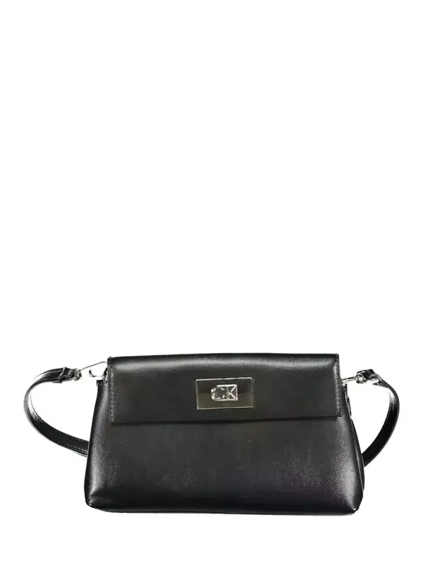 Calvin Klein Logo-plaque Shoulder Bag - Black