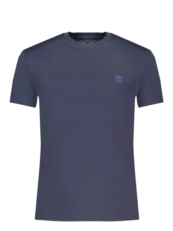 Timberland Logo-embroidered Cotton T-shirt - Blue