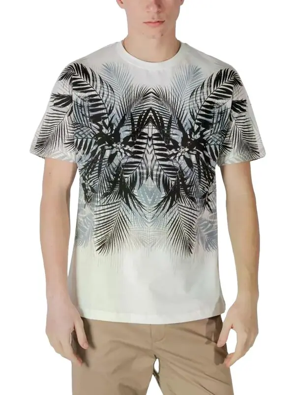 ANTONY MORATO Palm-leaf Print T-shirt - White