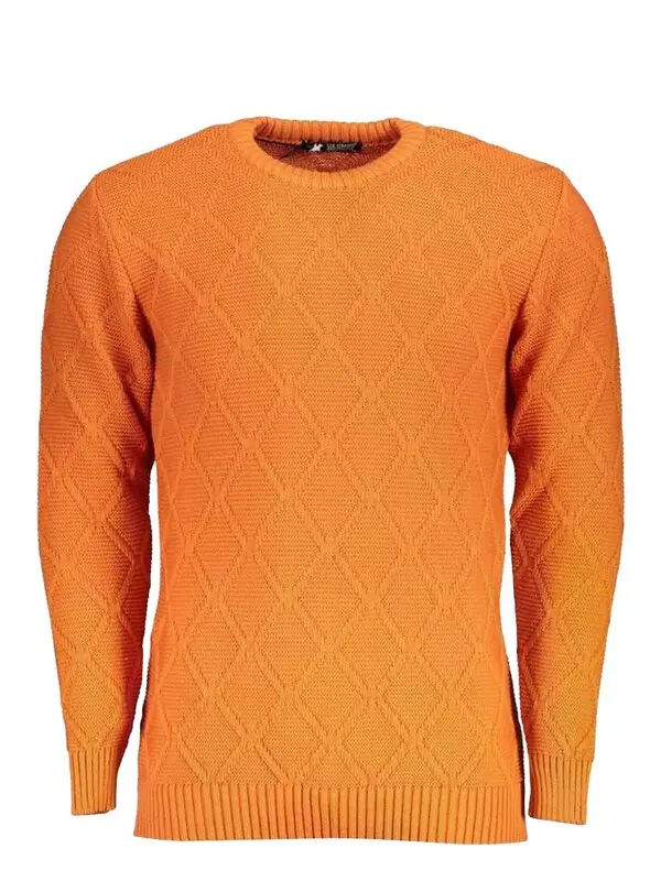 U.S. Grand Diamond-knit Pullover - Orange