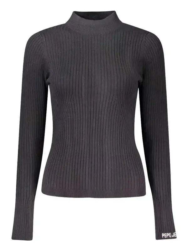 Pepe Jeans Ribbed-knit Turtleneck Sweater - Grey