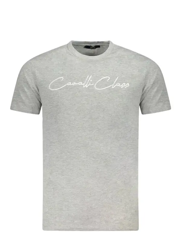 Roberto Cavalli Logo-print Short-sleeve T-shirt - Grey