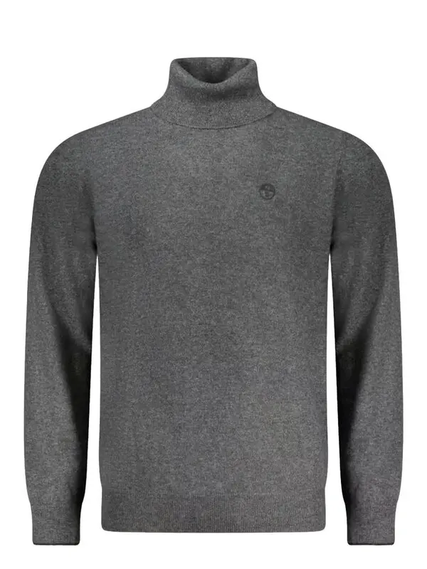 NORTH SAILS Fine-knit Roll-neck Sweater - Grey