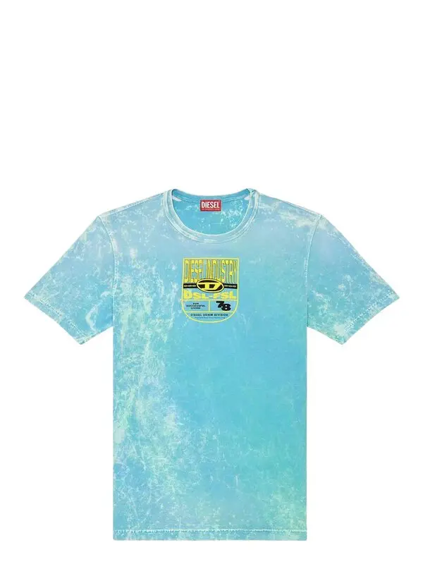 DIESEL® T-just-n17 Distressed T-shirt - Blue