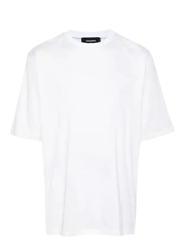 Dsquared2 Logo-patch Cotton T-shirt - White