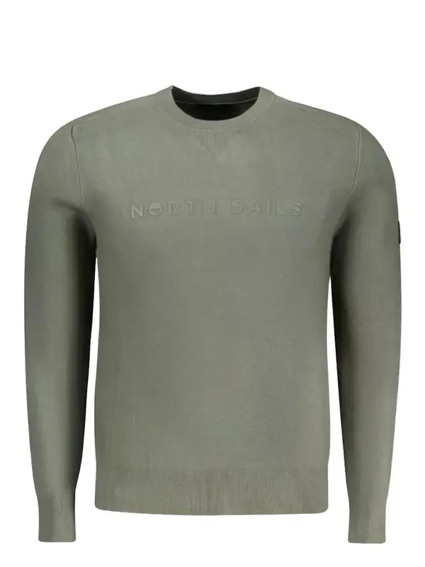 NORTH SAILS Logo-detail Crew-neck Sweater - Green