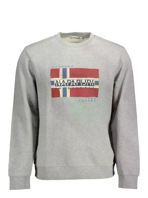 NAPAPIJRI Flag-print Sweater - Grey