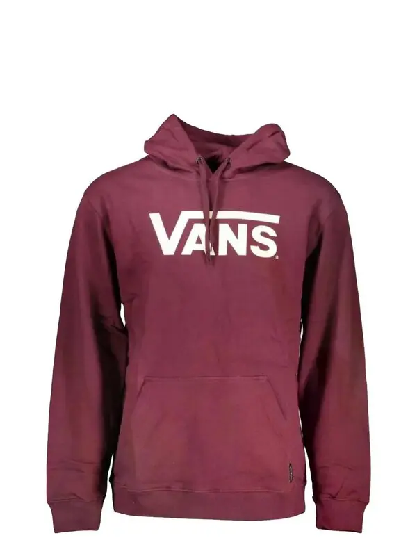 VANS Logo-print Cotton Hoodie - Pink