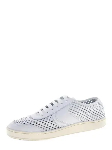 VOILE BLANCHE Rita Perforated Leather Sneakers - White