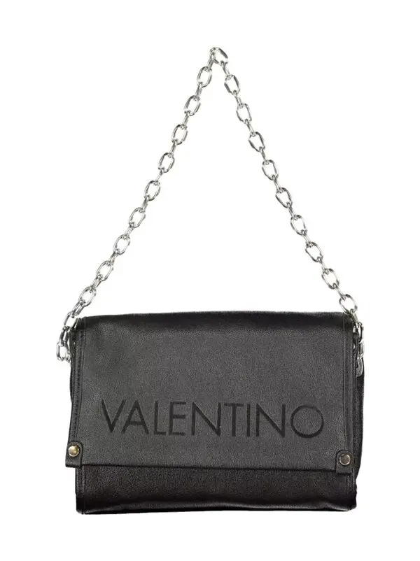 MARIO VALENTINO Logo-debossed Chain Tote Bag - Black