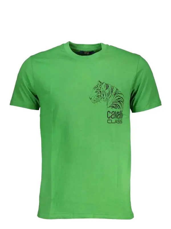 Roberto Cavalli Tiger-print T-shirt - Green