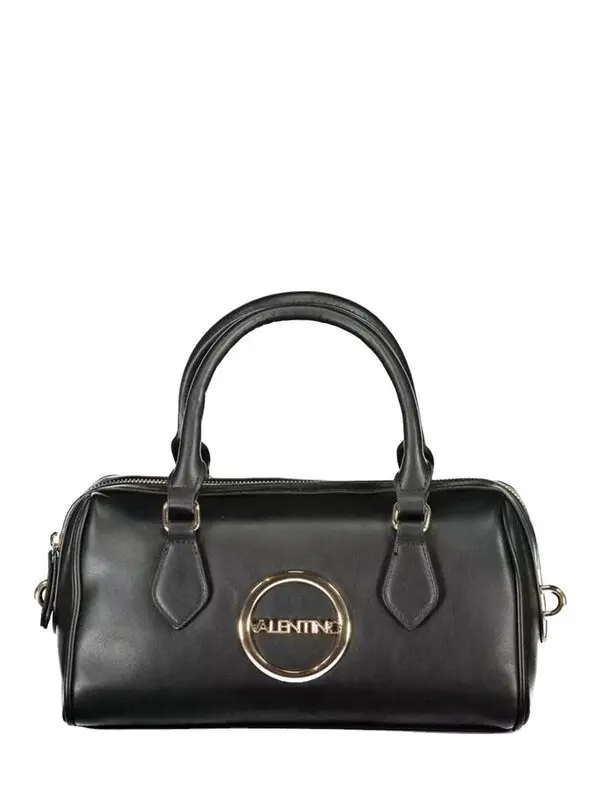 MARIO VALENTINO Logo-plaque Handbag - Black