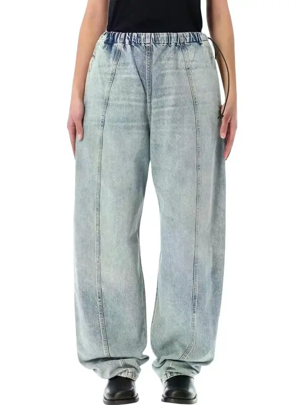HAIKURE Elastic-waistband Jeans - Blue