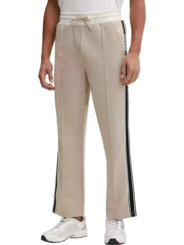 Guess Side-stripe Track Pants - Neutrals