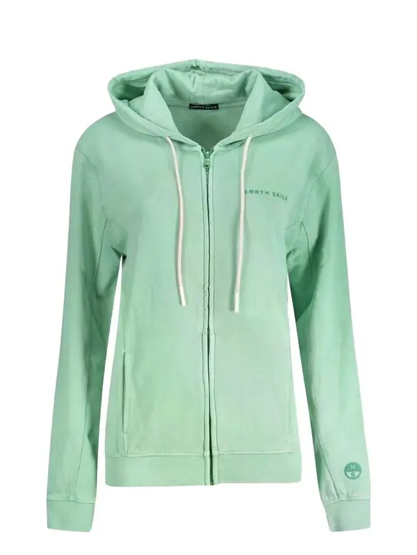 NORTH SAILS Logo-detail Zip-front Hoodie - Green