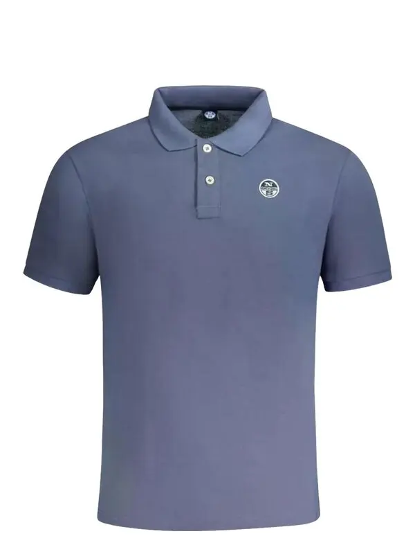 NORTH SAILS Logo-patch Polo Shirt - Blue