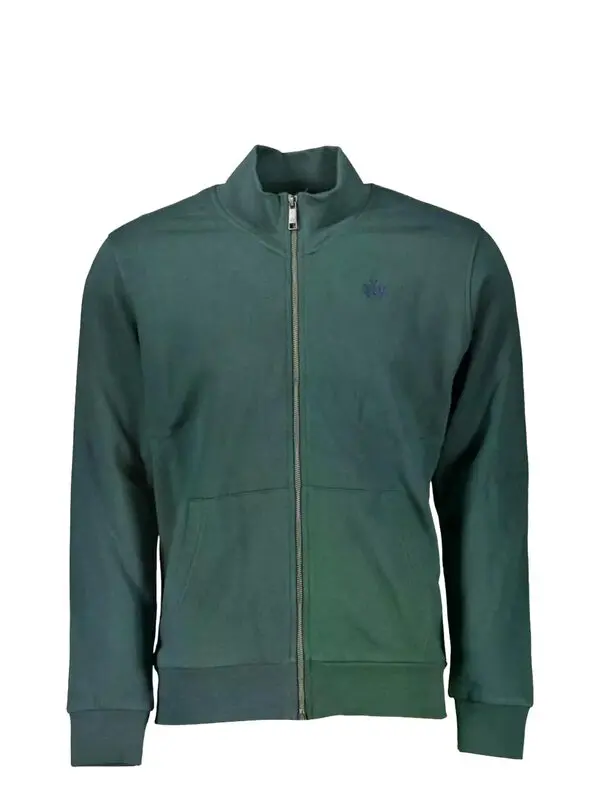 LA MARTINA Embroidered Zip-up Sweatshirt - Green