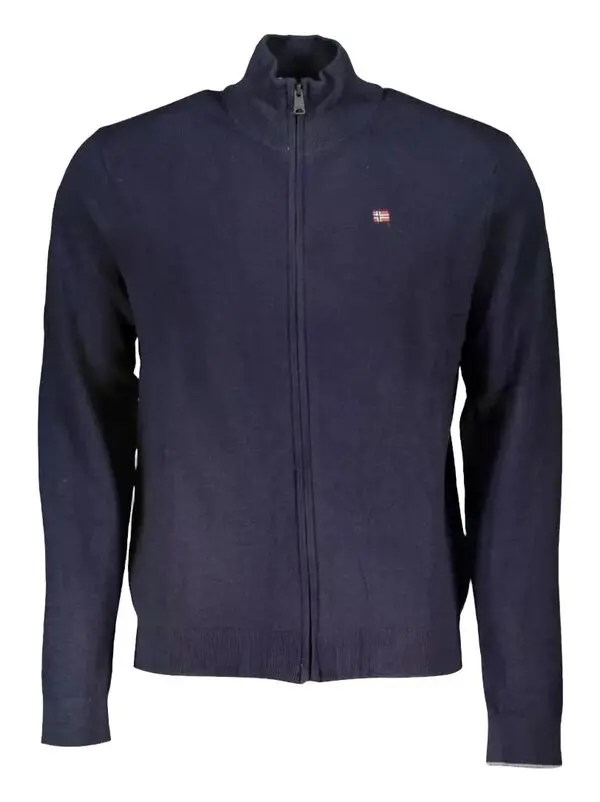 NAPAPIJRI Logo-patch Zip-up Jacket - Blue