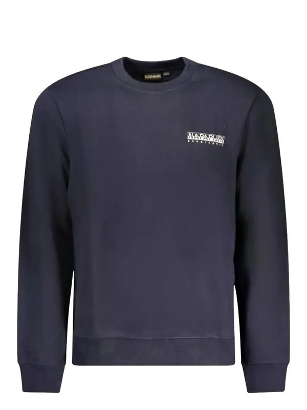 NAPAPIJRI Logo-print Crew-neck Sweater - Blue