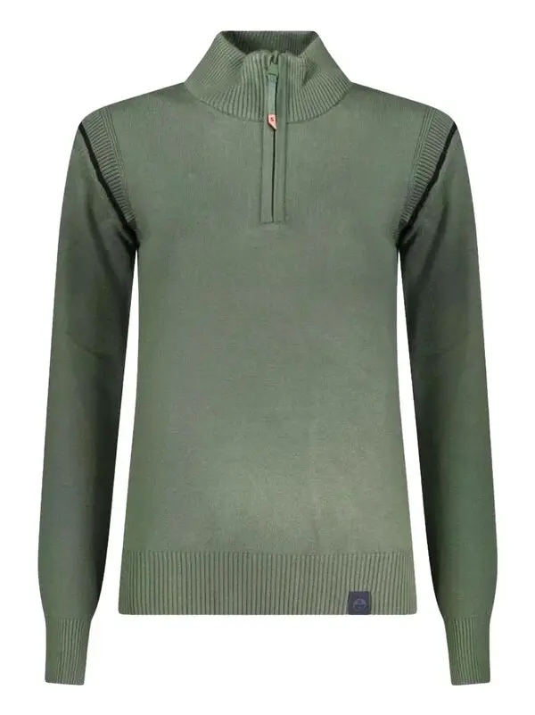 NORTH SAILS Half-zip Ribbed Trim Sweater - Green