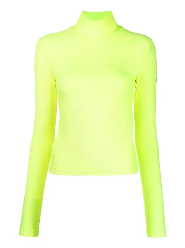 DIESEL® High Collar T-shirt - Yellow
